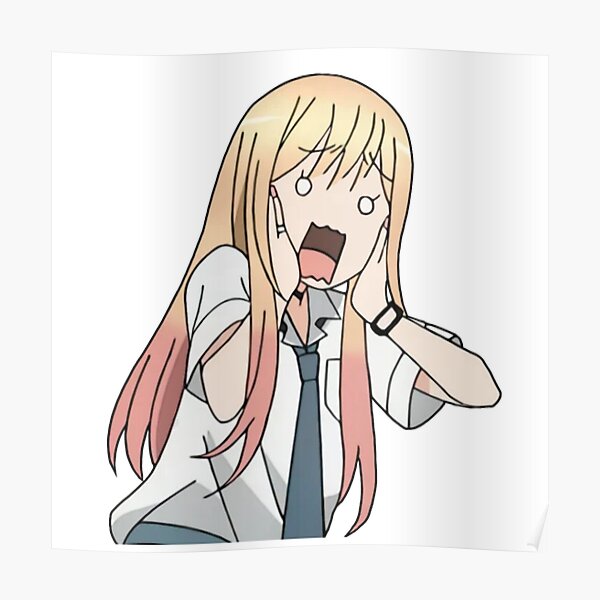 "Scared Marin kitagawa" Poster for Sale by Akuma-san | Redbubble