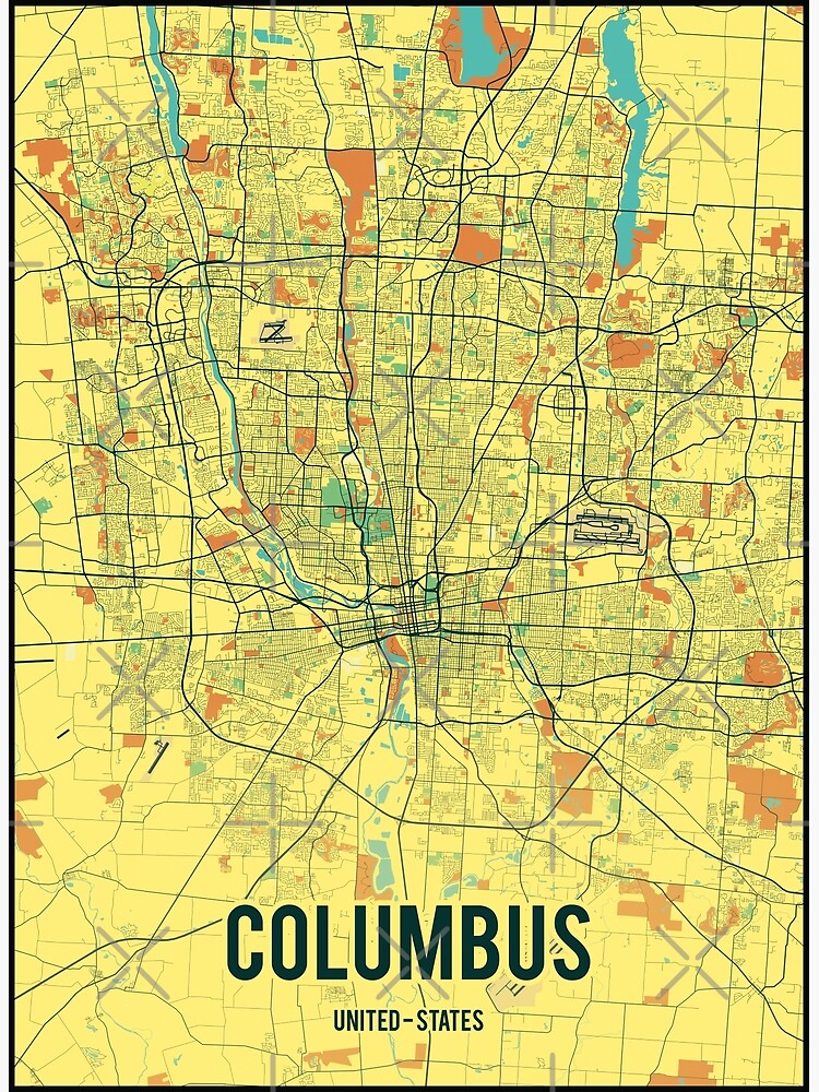 Printable Map Of Columbus Ohio
