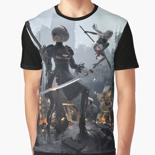 "NieR Automata" T-shirt for Sale by Xionhearth | Redbubble | nier ...