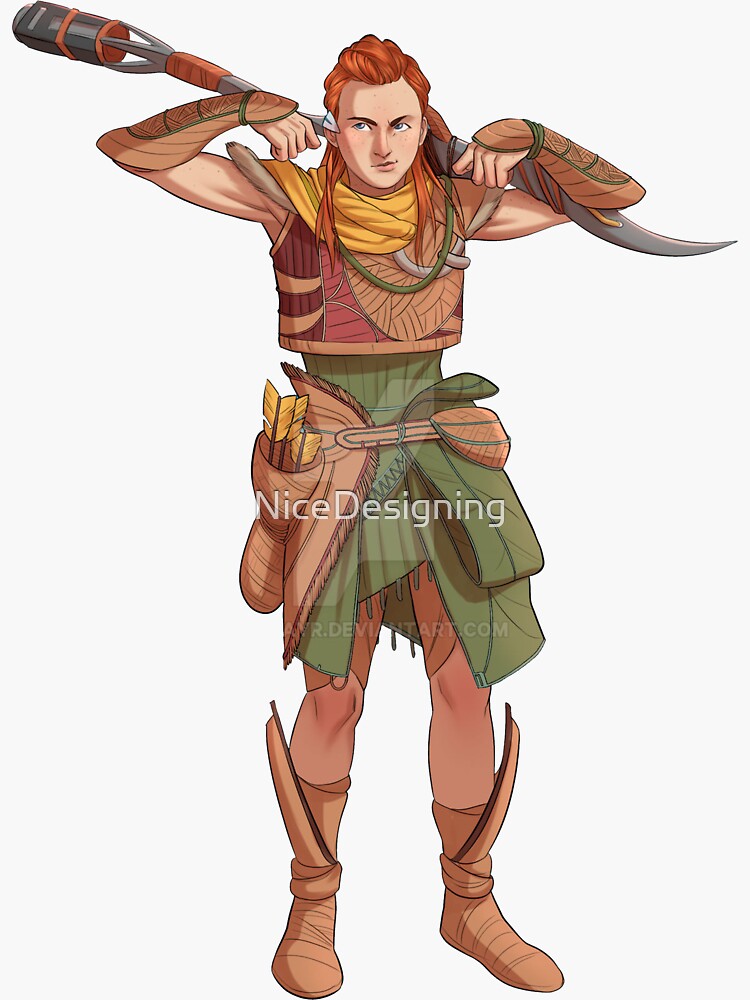 "Horizon Forbidden West - Aloy" Sticker for Sale by NiceDesigning ...