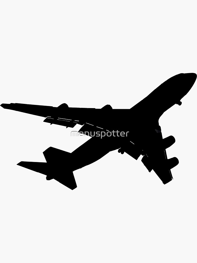 "Boeing 747" Sticker by manuspotter | Redbubble
