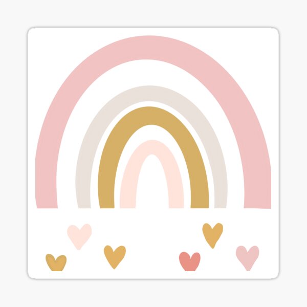 "Pastel Rainbow" Sticker by Awesum | Redbubble