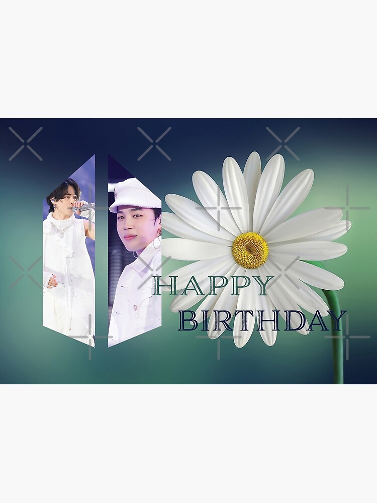 "BTS Greeting card - Happy Birthday - Jimin" Art Print by ...