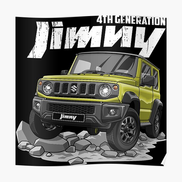 "JIMNY 4Gen" Poster for Sale by EMIRARTLAB | Redbubble