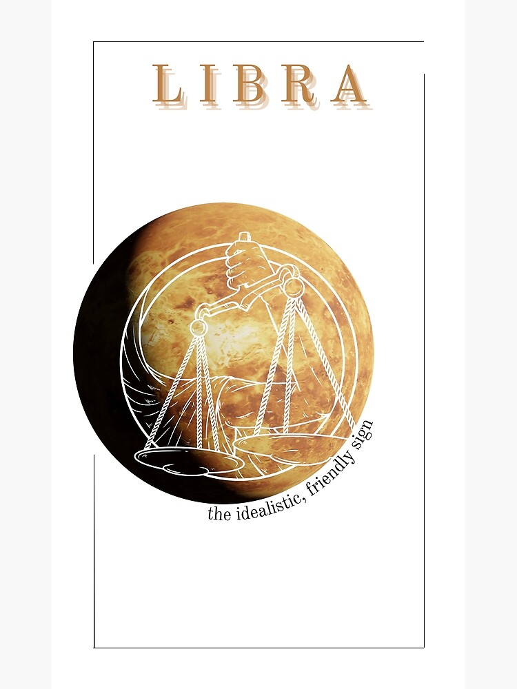 "zodiac series - libra ruling planet" Poster for Sale by exclamation-s ...