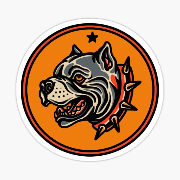 "Angry bulldog, american bulldog, doggy memes" Sticker by GazoFreeze ...