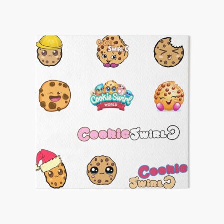 "Cute Cookieswirl c Sticker Pack, cookieswirlc world Set" Art Board ...