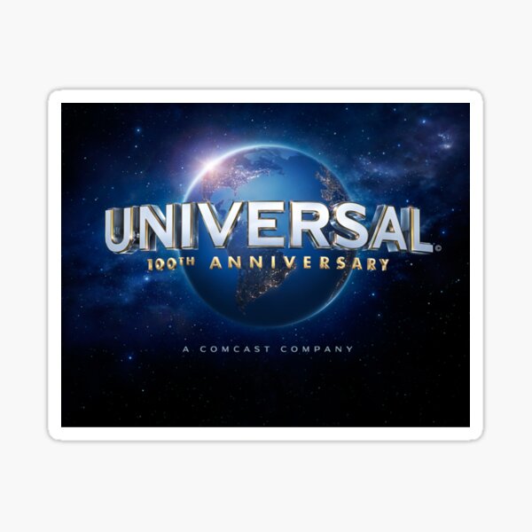 "Universal Pictures Original logo Classic T-Shirt" Sticker by ...