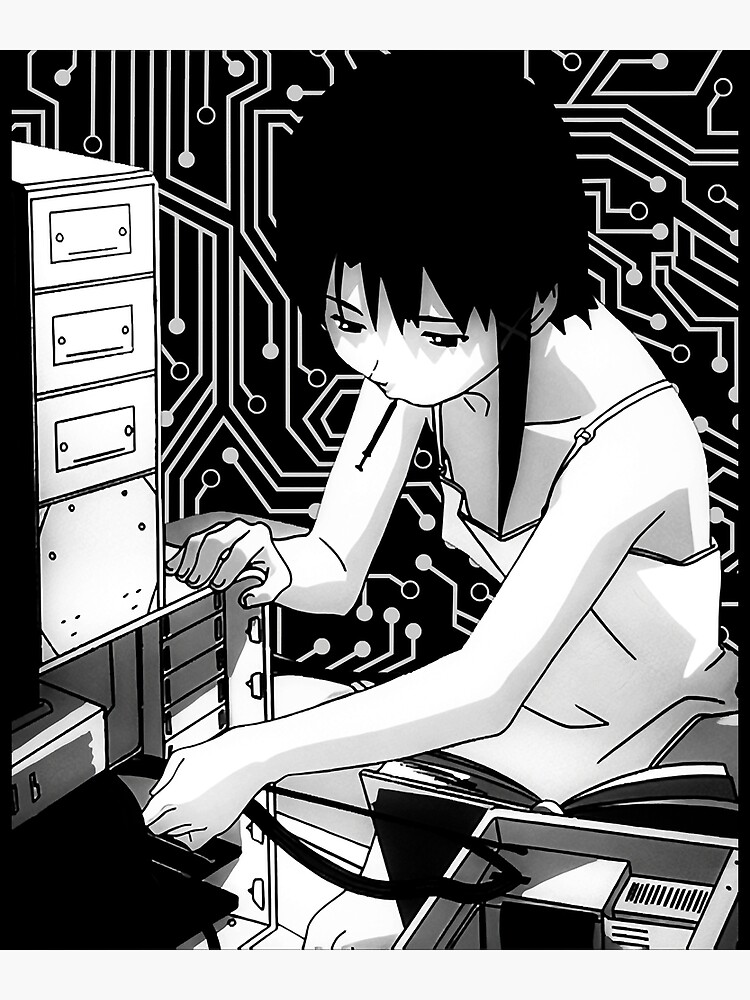 "Serial Experiments Lain - Cyberpunk Aesthetic Anime - Programmer Girl ...