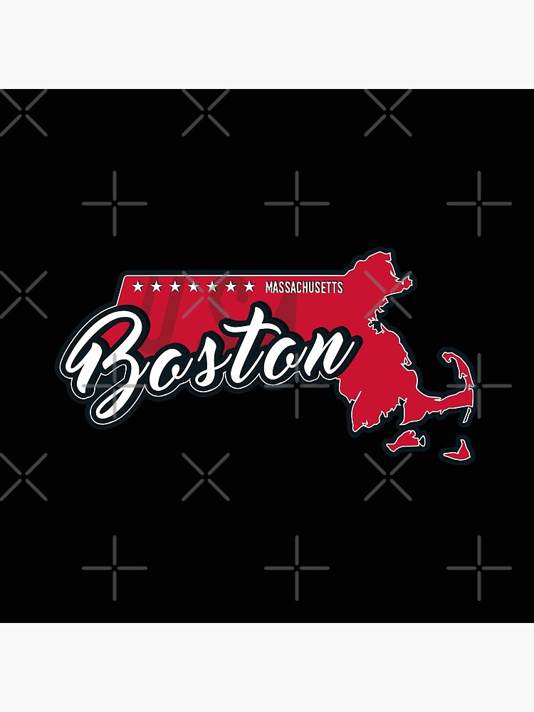 "Boston Massachusetts MA - Red Version" Poster for Sale by ...