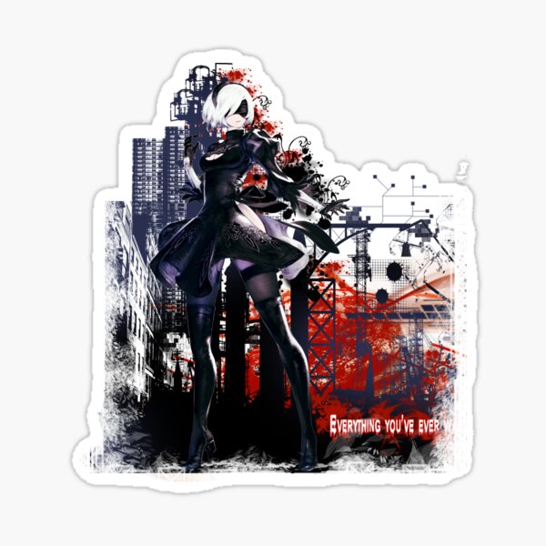 "nier automata " Sticker for Sale by BotanUta | Redbubble