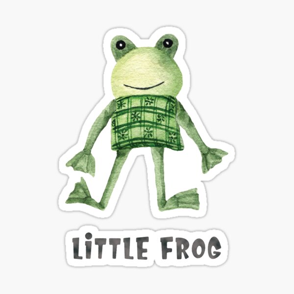 "Cute little frog" Sticker by SophiaWilliamz | Redbubble