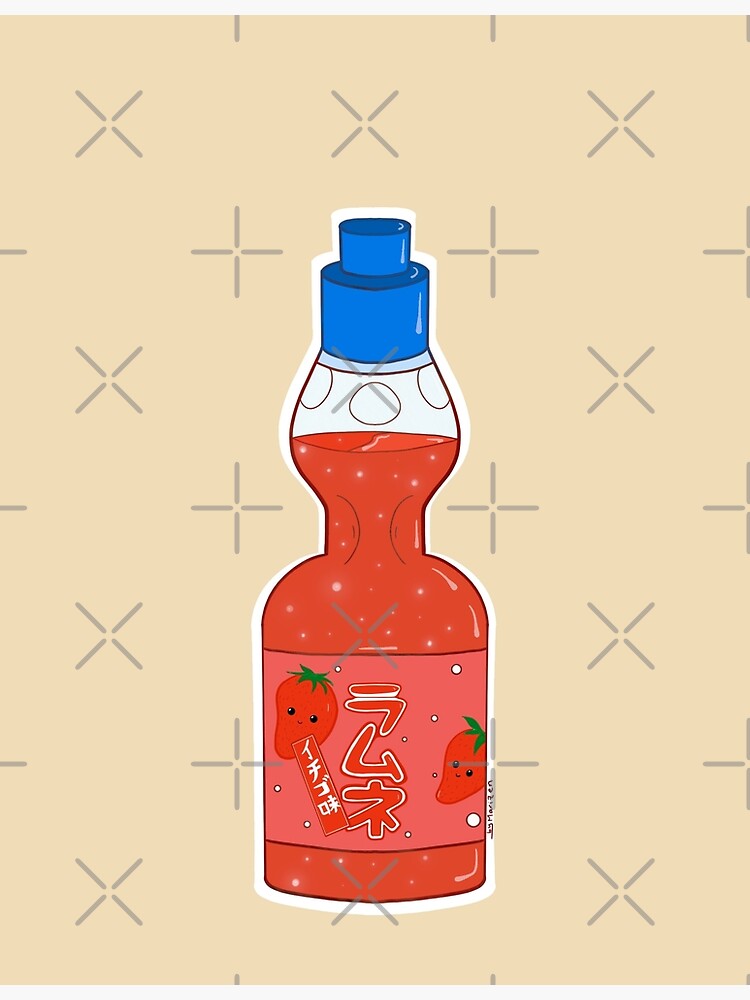 "Ichigo Ramune drink Parody Illustration" Poster for Sale by byMariZen ...