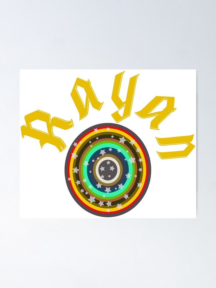 Póster «Diseños de burbujas rojas 'Cumpleaños de Rayan' - Cumpleaños de ...