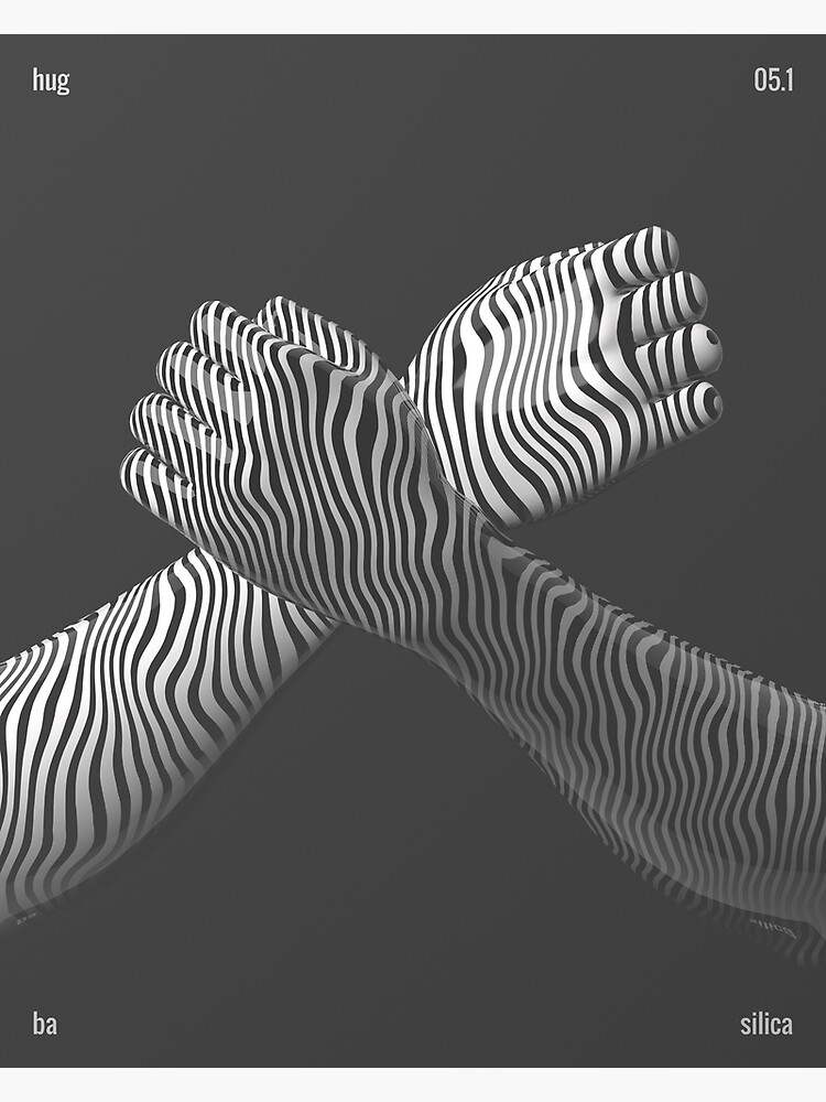 "The Hug v2" Poster by BloatwareArt | Redbubble