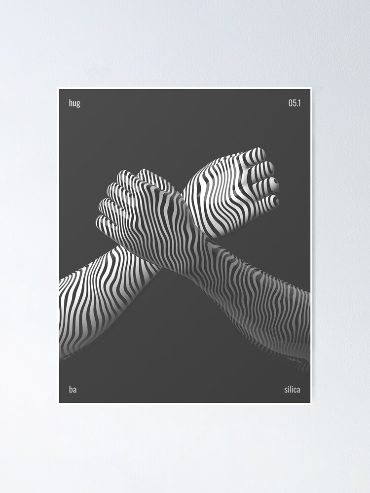 "The Hug v2" Poster by BloatwareArt | Redbubble