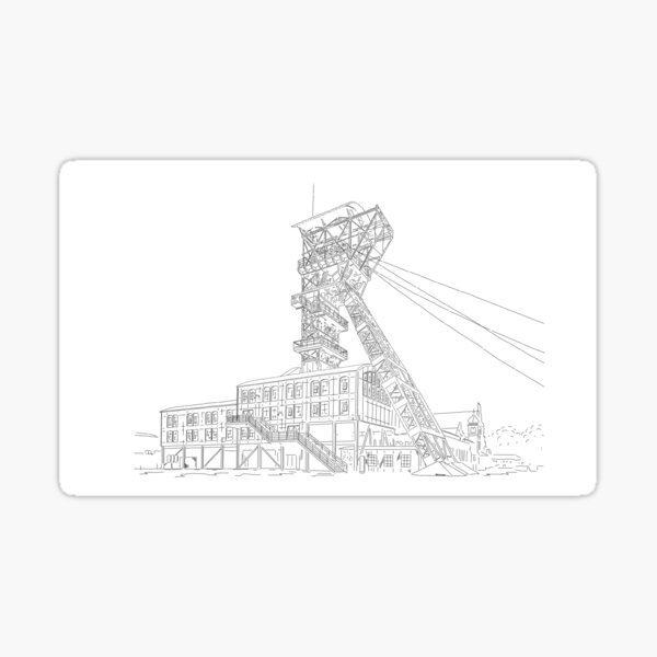 " colliery in Dortmund" Sticker by ComPott | Redbubble