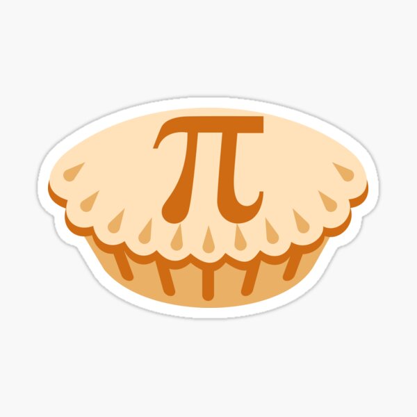 "A piece of Pi " Sticker by greatteesdesign | Redbubble