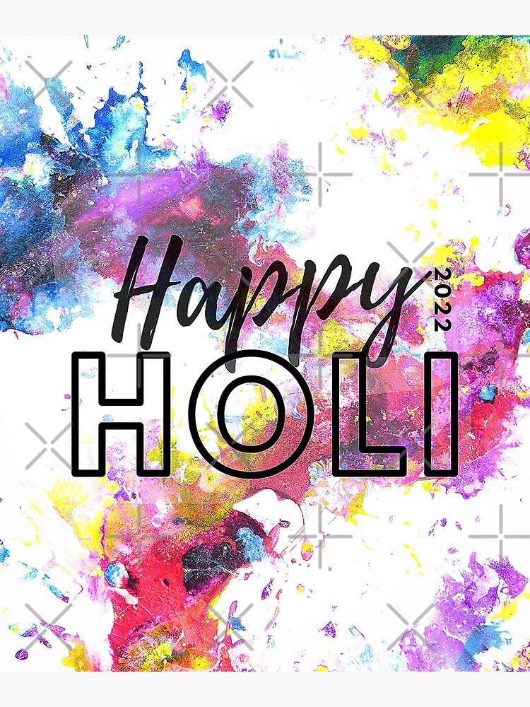 "Happy Holi Festival" Poster for Sale by jsmnmndz | Redbubble
