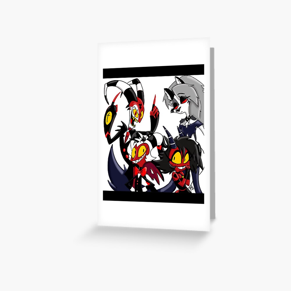 "Helluva Boss IMP CREW Classic ." Greeting Card by magickieran | Redbubble