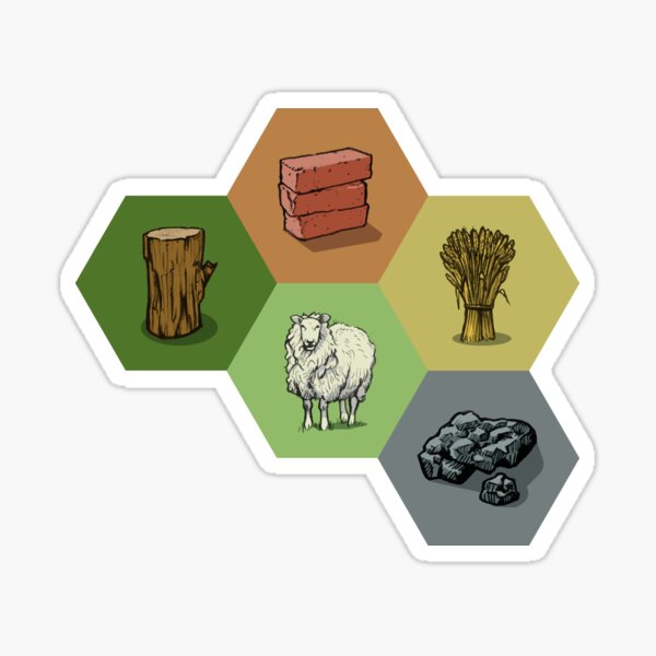 Catan Stickers | Redbubble
