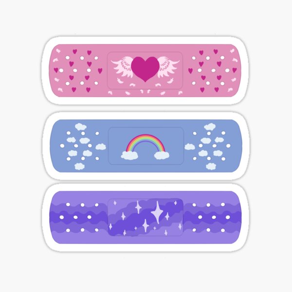 "Kawaii Bandaid Sticker Pack" Sticker by sewohayami | Redbubble
