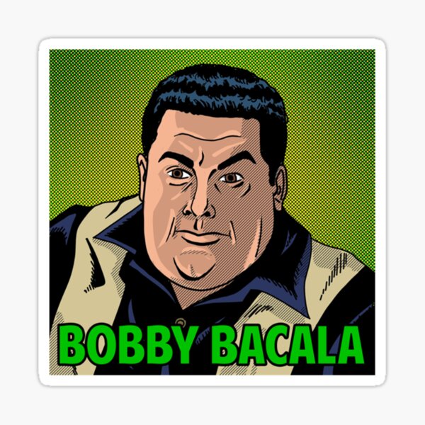 "Bobby bacala" Sticker by Ameliean | Redbubble