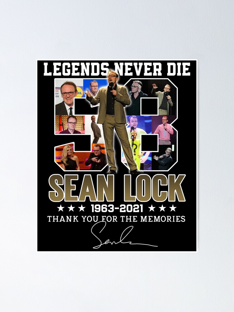 Rip Sean Lock Signature Vintage Retro 80s 90s Comedy Poster For Sale By Ramonabernhard Redbubble