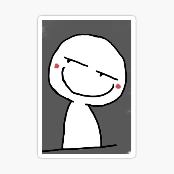 "funny face" Sticker by rocketbubbles | Redbubble