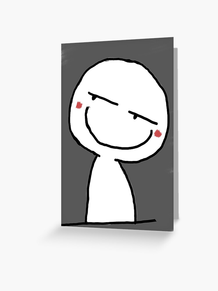 "funny face" Greeting Card for Sale by rocketbubbles | Redbubble