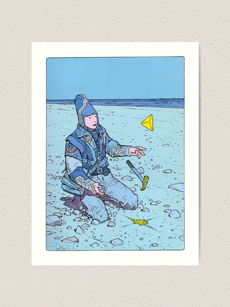 "moebius,desert,prysm, crystal, pickaxe, float, blue, edena,world of ...