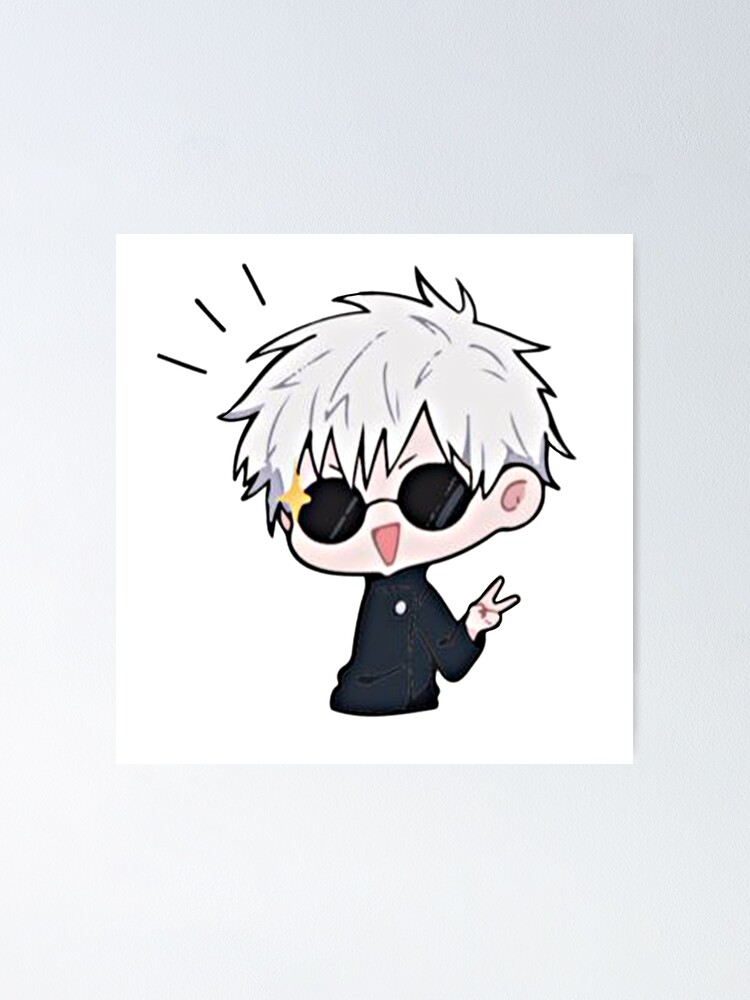 "Cute Chibi Young Gojo satoru from jujutsu kaisen 0 movie" Poster by ...