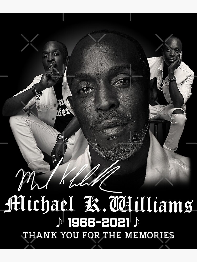 Póster «RIP Michael K Williams Actor Signature Vintage Retro 80s 90s ...