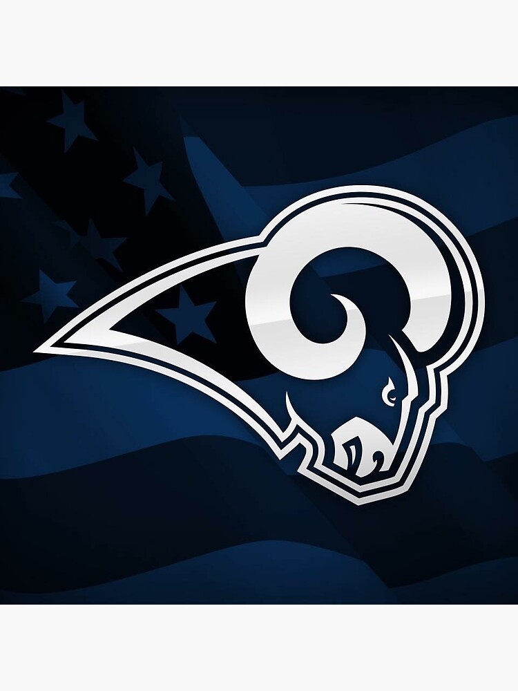 "Old Rams logo" Sticker by LAR-LAD21 | Redbubble