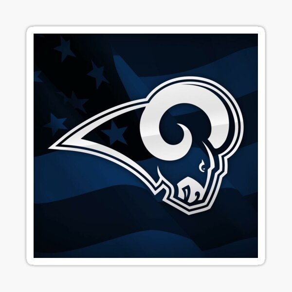 "Old Rams logo" Sticker by LAR-LAD21 | Redbubble