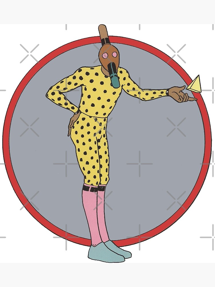 "moebius, edena, the world of edena, human, mask, long nose mask, logo" Art Print by josram ...