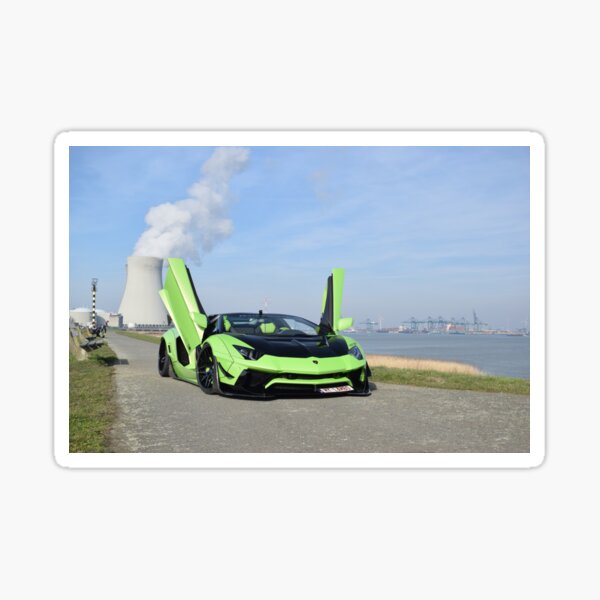 "Lamborghini Aventador Roadster Liberty Walk LB Works" Sticker for Sale ...