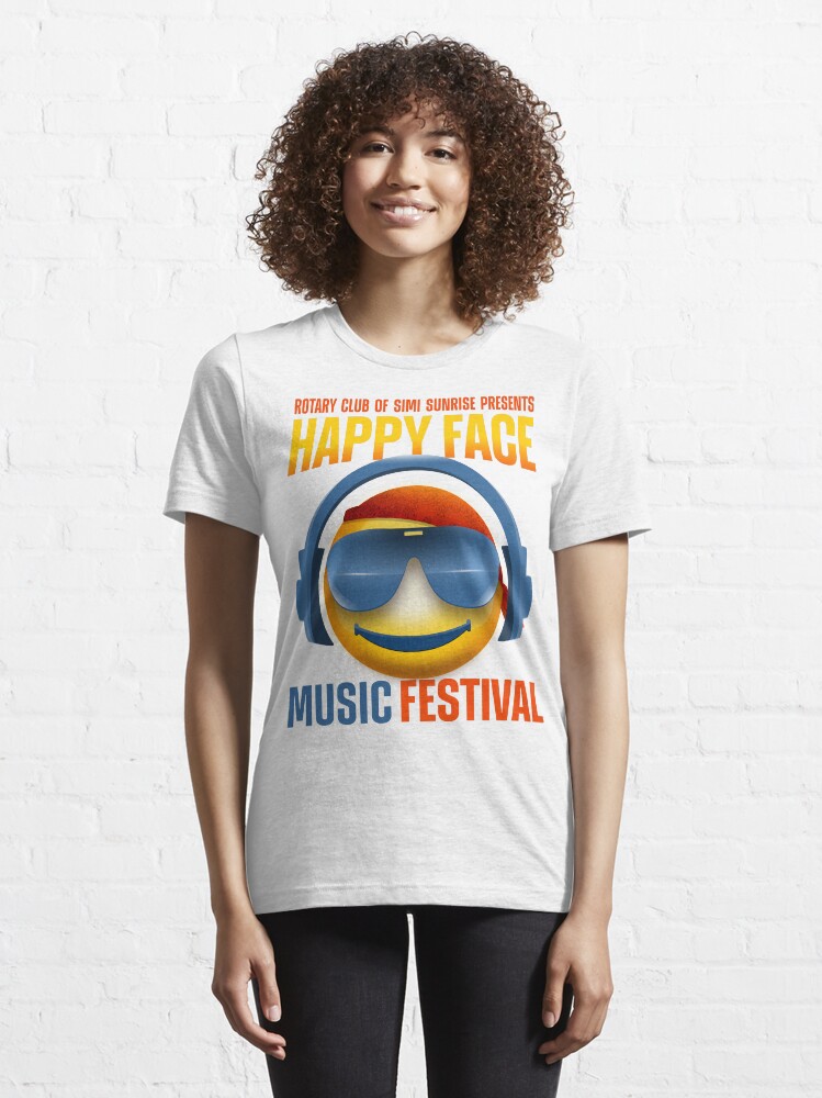 "Simi Valley Happy Face Music Festival" T-shirt for Sale by ClairID ...