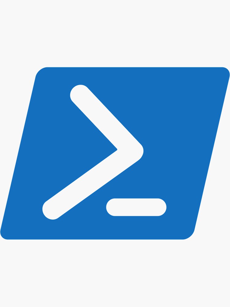 "Powershell Classic T-Shirt" Sticker by EmanuelBennici | Redbubble