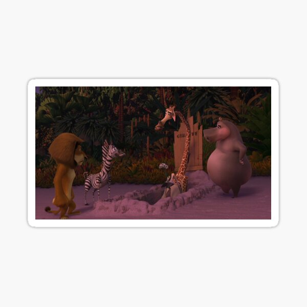 "FRAMES Madagascar" Sticker by brussouilisse | Redbubble