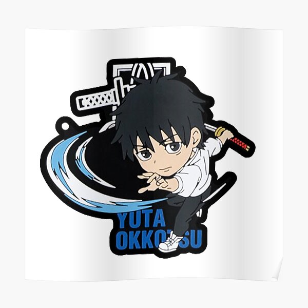 Chibi Yuta Okkotsu Jujutsu Kaisen 0 Movie Poster By Trashcanfandom Redbubble