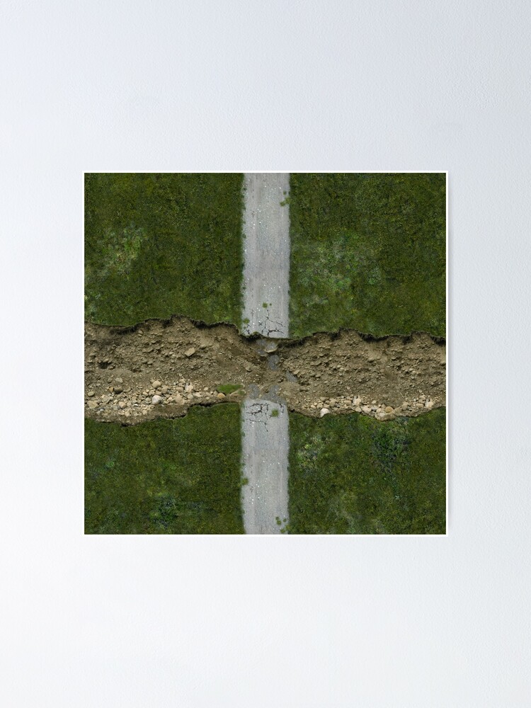 "Ruined Road with Chasm Running Through it Battle Map for Table Top RPG ...