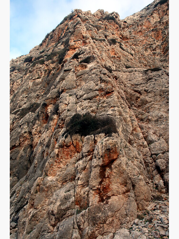 "Crete rock cliff" Sticker by LuminusProject | Redbubble