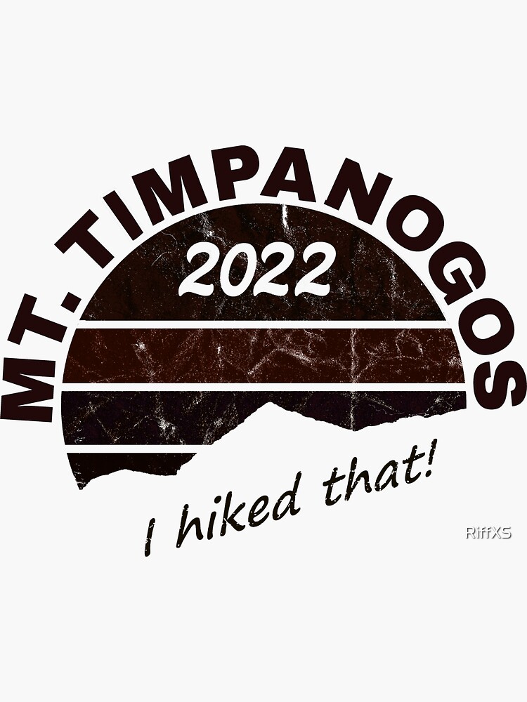 "Mount Timpanogos 2022 Red Timp" Sticker for Sale by RiffXS | Redbubble