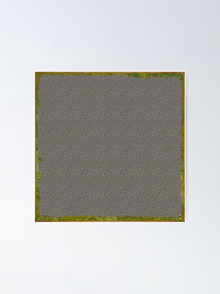 "City Cobblestone with Grass Edges Battle Map for Miniature Tabletop ...