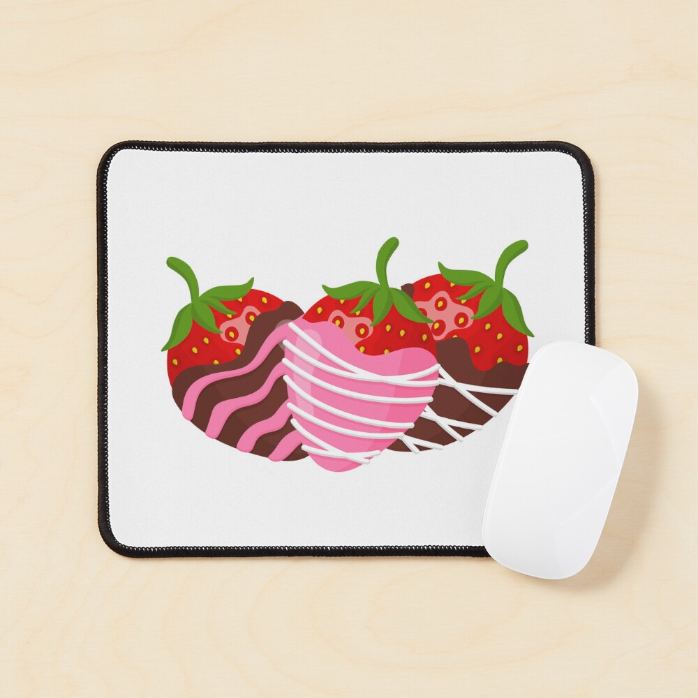 "Chocolate Covered Strawberries Trio" Sticker for Sale by silviaol ...