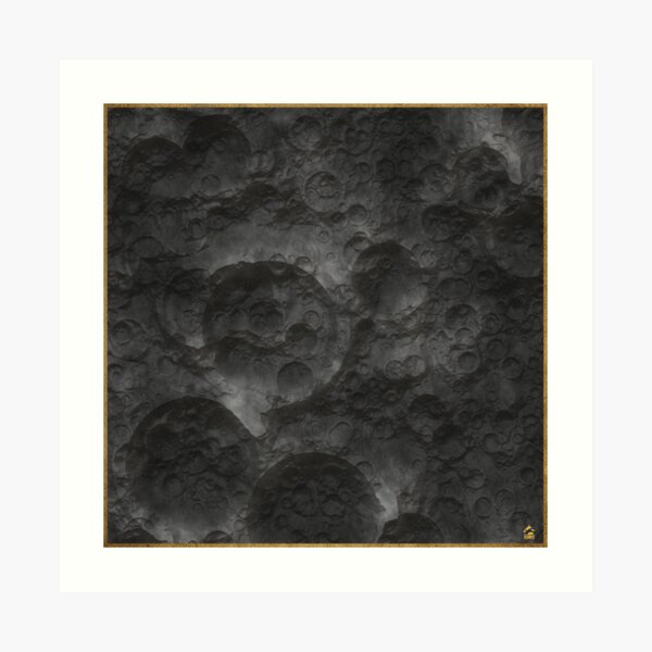 "Moon Craters or Asteroid Battle Map for Table Top Miniatures RPG Space ...