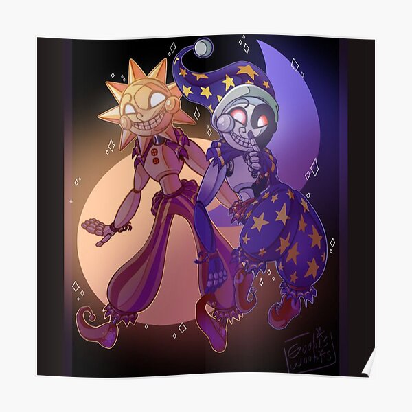 "Sundrop And Moondrop Fnaf Security Breach" Poster for Sale by CandyLoo ...
