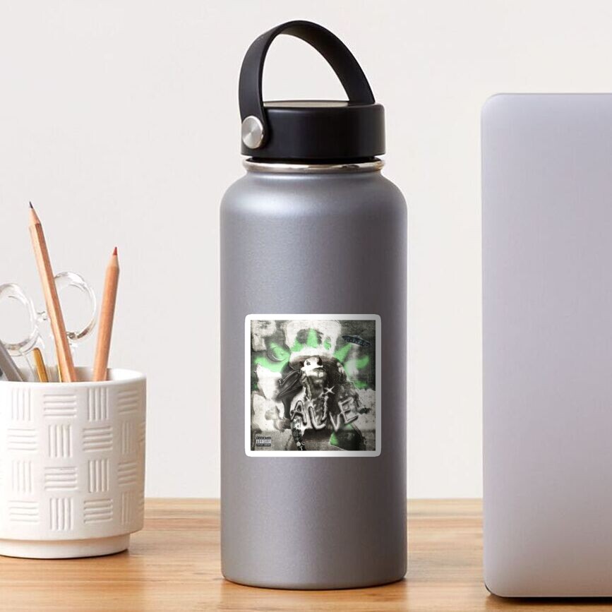 "2 Alive album cover" Sticker for Sale by downbad | Redbubble