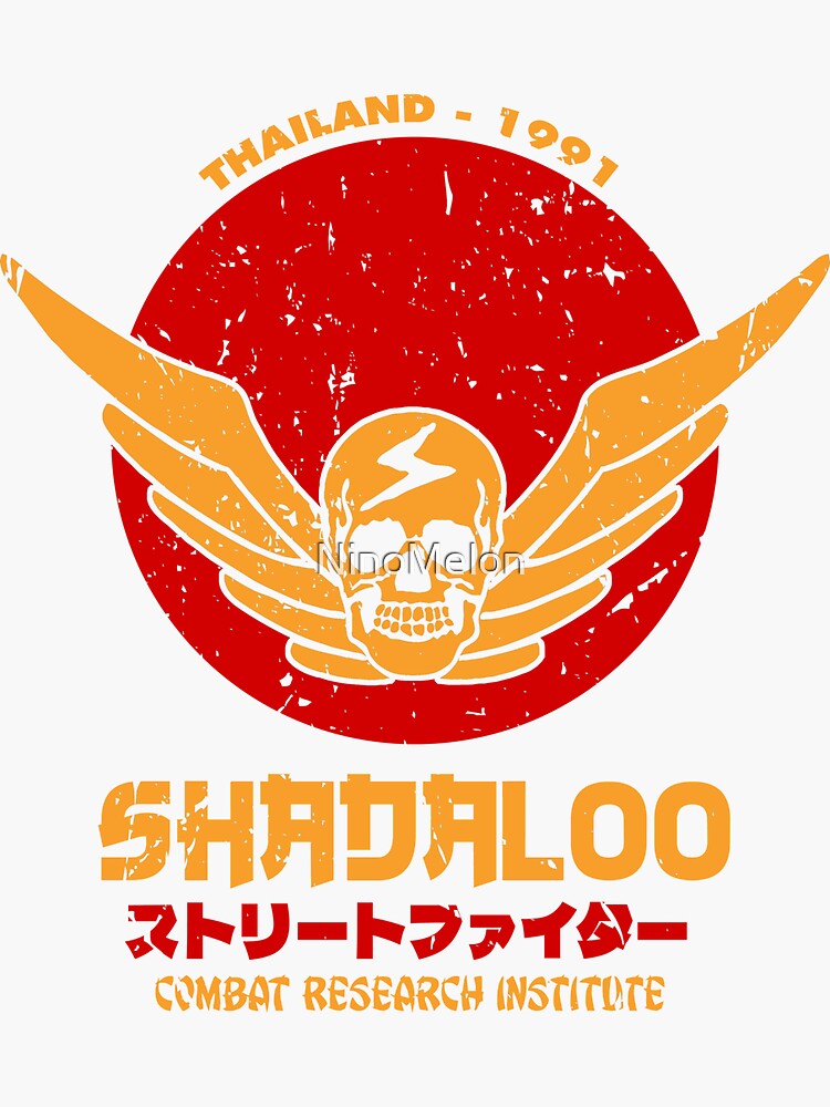 "Shadaloo" Sticker by NinoMelon | Redbubble